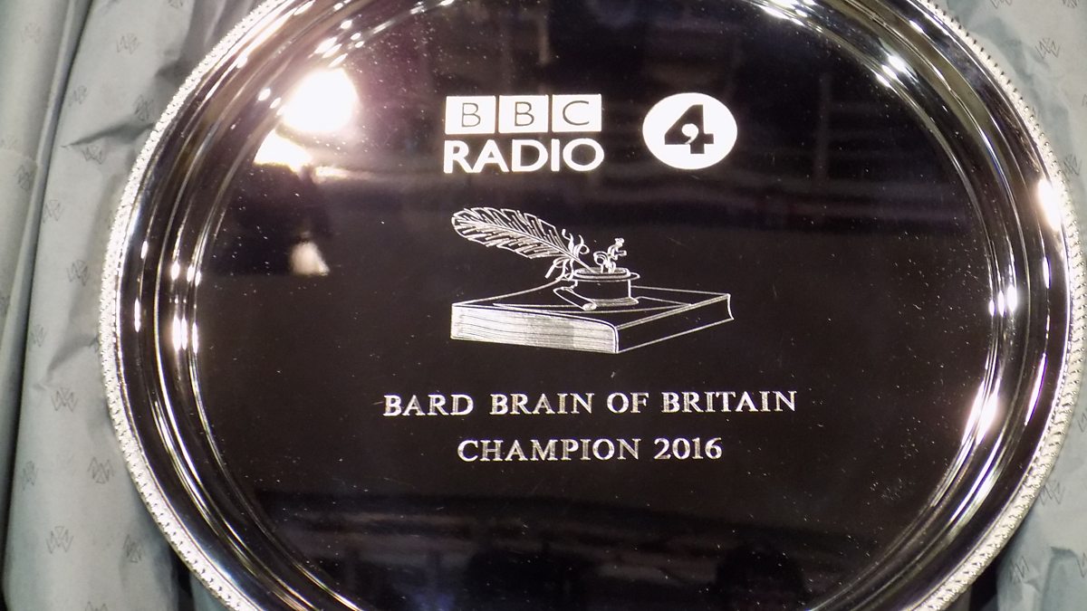 BBC Radio 4 - The Bard Brain of Britain Trophy - Brain of Britain, Bard ...