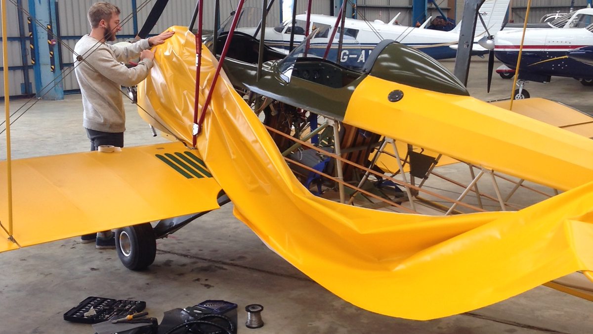 BBC Radio Jersey - Cameron Ward, 21/05/2016, Building a biplane