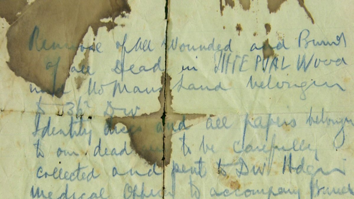 BBC One - Voices 16, Blood soaked letter