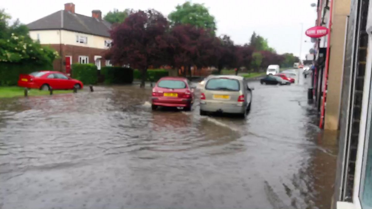 BBC Radio Northampton - Annabel Amos, 16/06/2016, Heavy rain brings ...