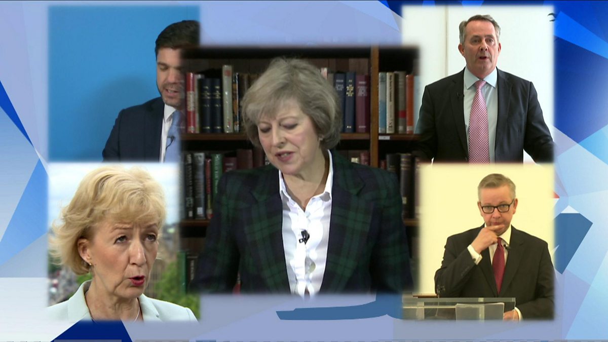 BBC Two - Daily Politics, 05/07/2016, Who backs whom in Tory leadership ...