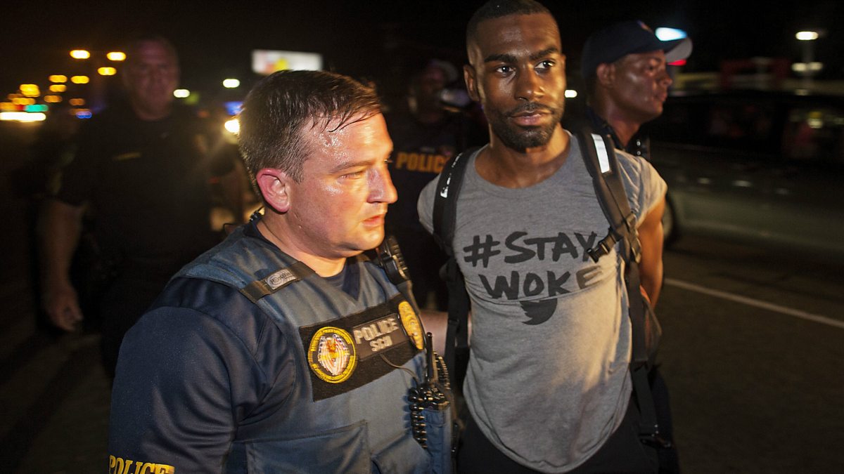 BBC World Service - Newshour, Protests lead to arrests in Baton Rouge