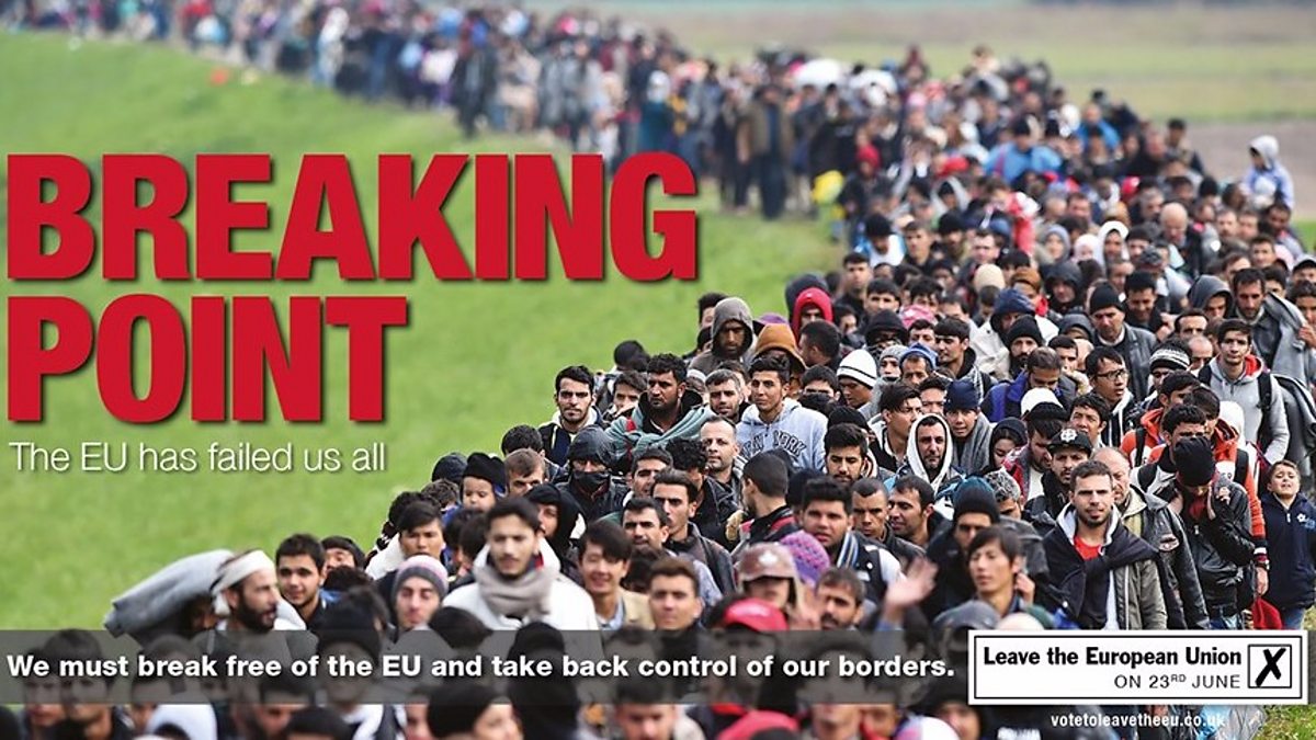 BBC World Service - Newshour, On the ground: UKIP's migrant poster