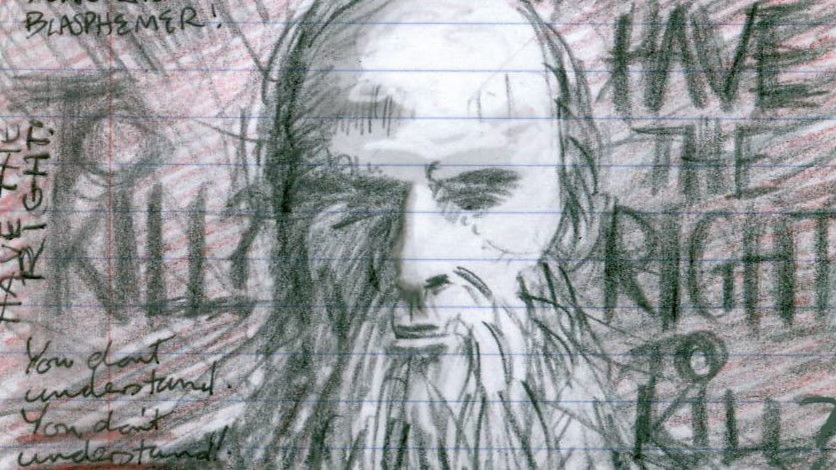 BBC Two - The Fall - Spector's drawing of Dostoyevsky