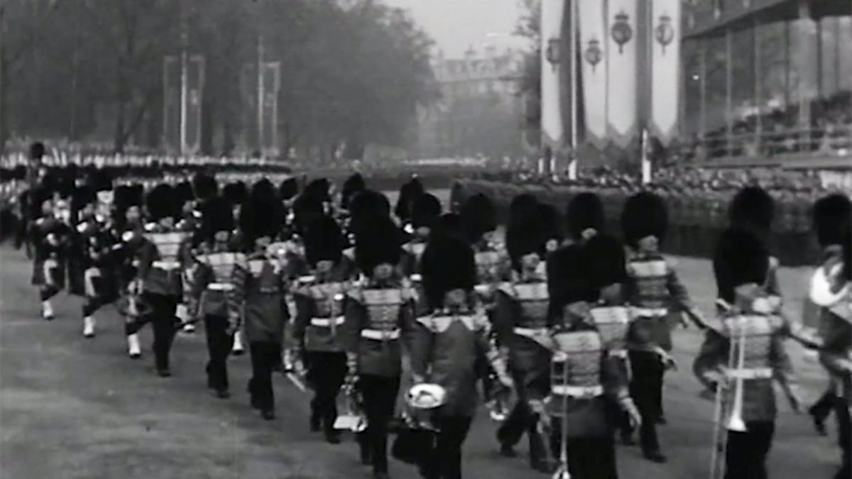 BBC - History of the BBC, 1937 Coronation filmed on TV screen
