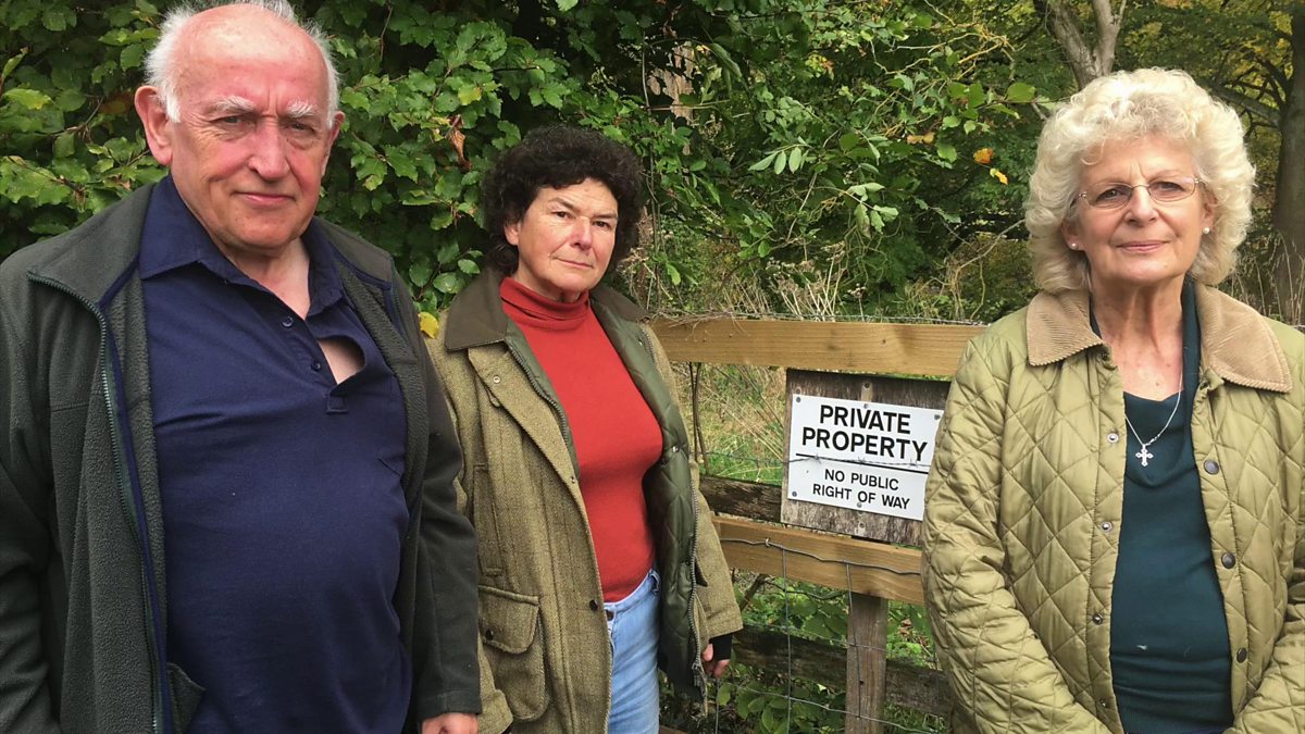 BBC Radio Wiltshire - Ben Prater, Wiltshire Walkers want path to be public