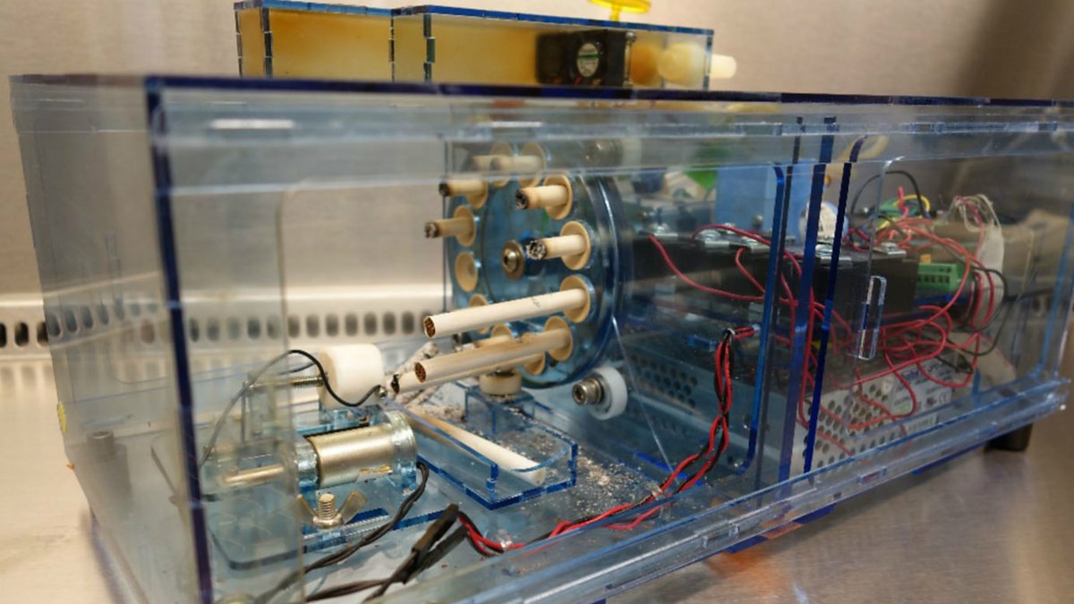 BBC World Service - Newsday, The robot that chain-smokes for science