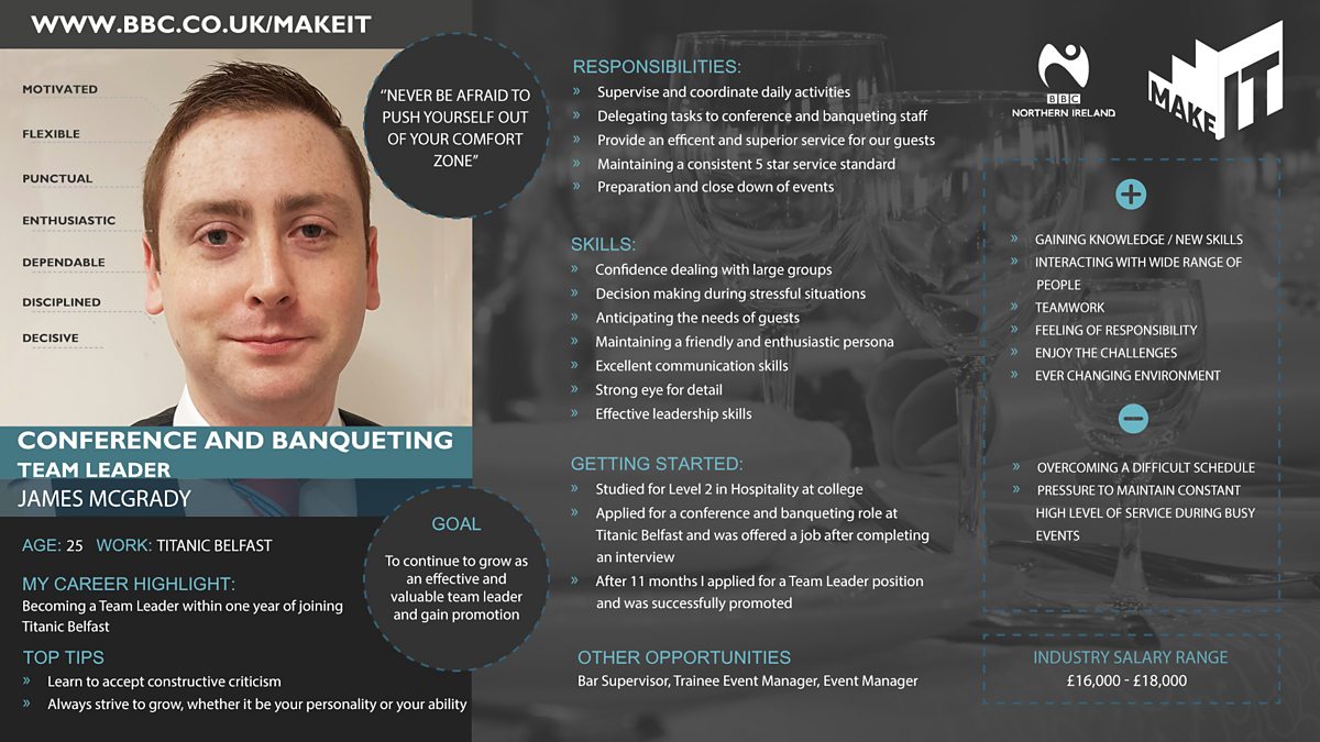 BBC - Make It Career Card: James McGrady