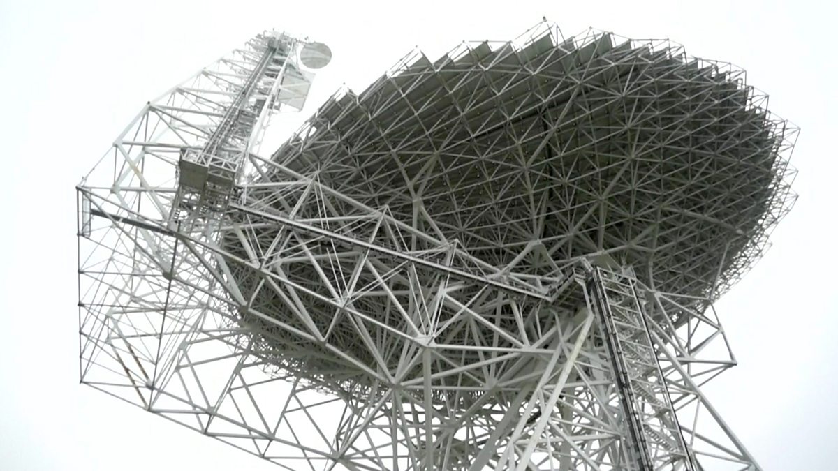 BBC News - Click, Quiet Zone, The US telescope looking for alien life
