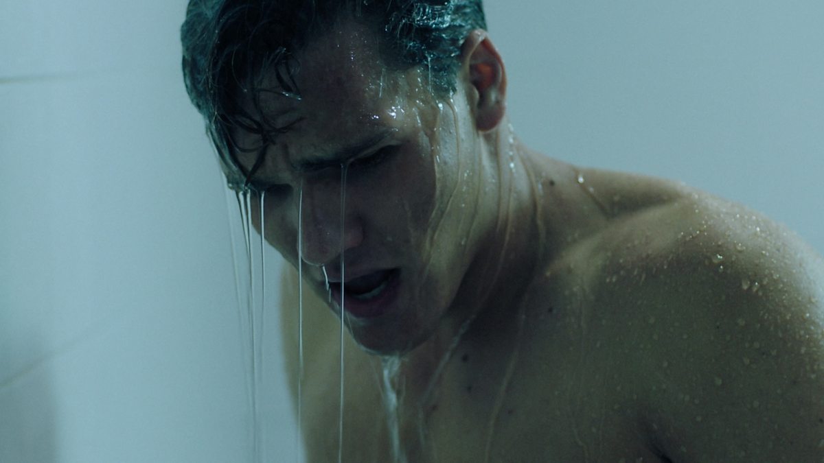 BBC Three - Barracuda, 1997, Martin takes a shower