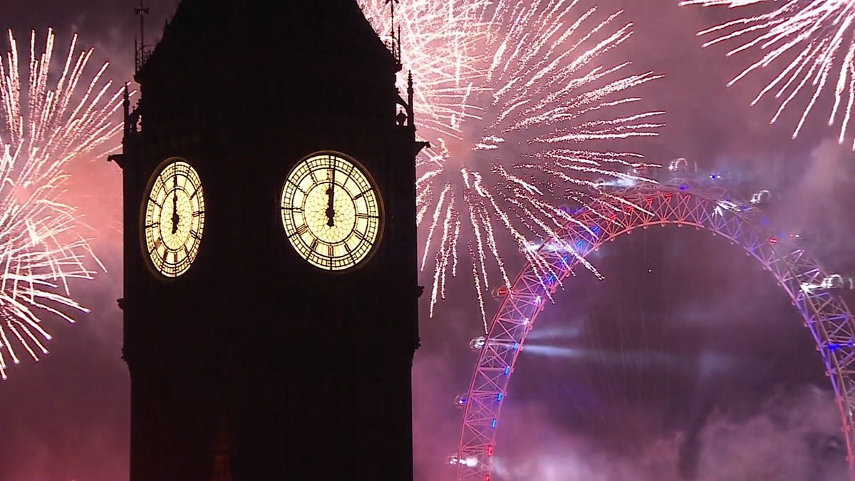 BBC One - New Year's Eve Fireworks, 2016/2017, London Fireworks 2017