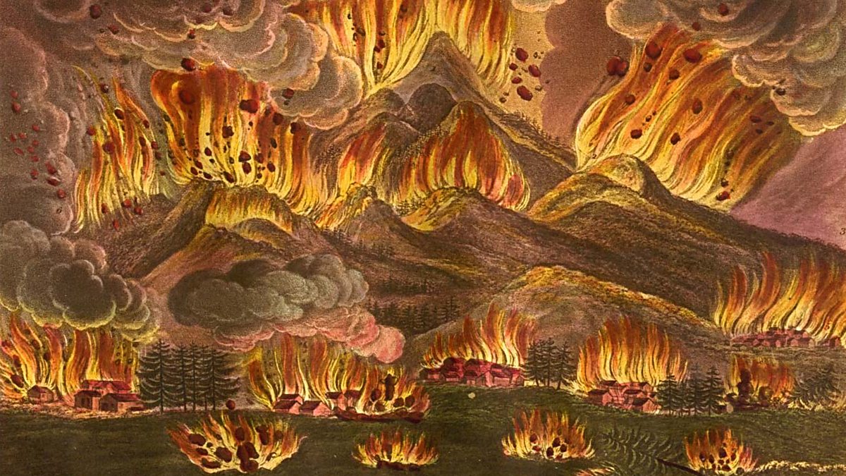 Asama Volcano Eruption