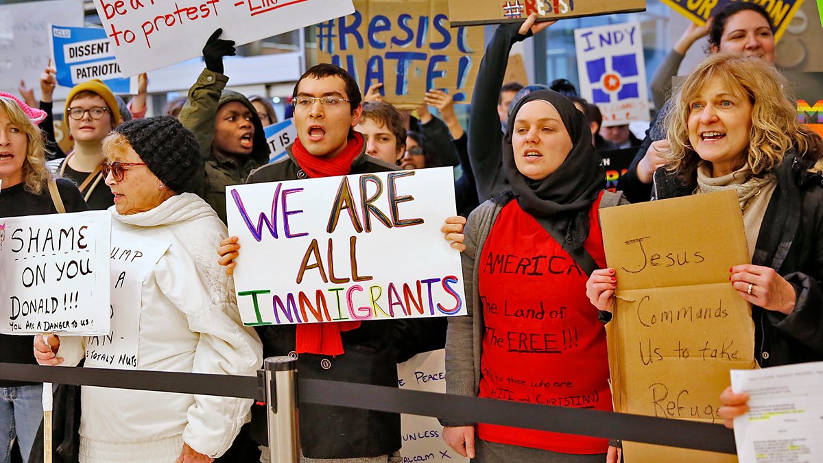 BBC Radio 4 - The World Tonight, Thousands join anti-Trump protests in ...