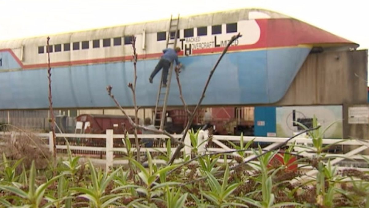 BBC One - Look East, Story of abandoned 'hovertrain' tests is retold in ...