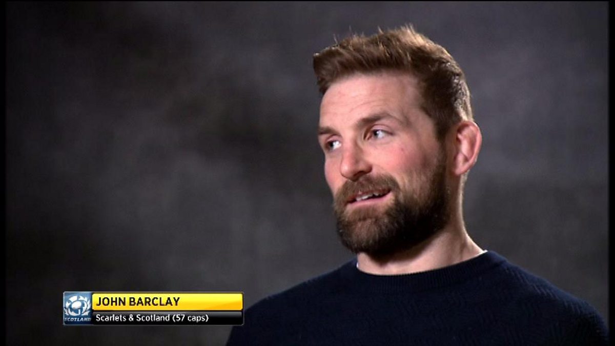 BBC Two - Scrum V, New Scotland captain John Barclay talks to Scrum V