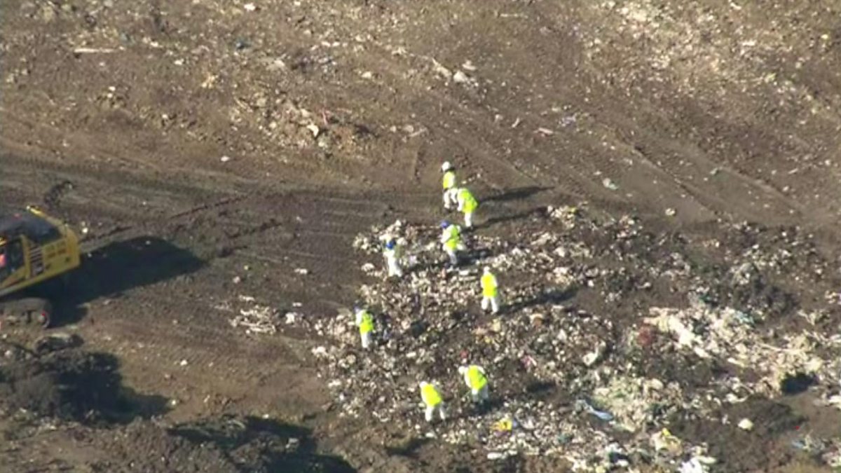 BBC One - Look East, Landfill searched for missing RAF airman