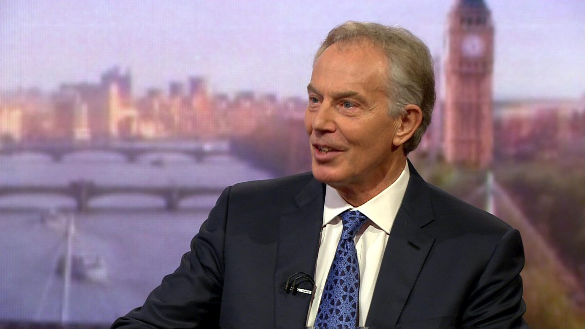 BBC One - The Andrew Marr Show, 19/03/2017, Tony Blair on ...