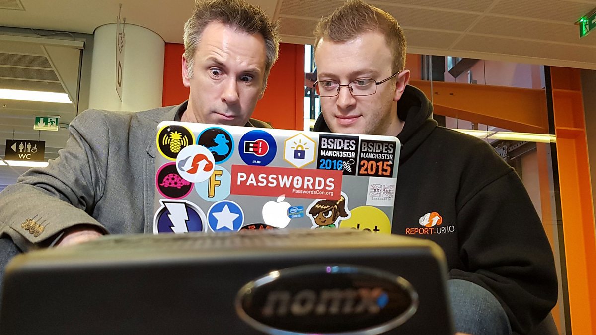 BBC News - Click, Hacking the 'Absolute Security' Company
