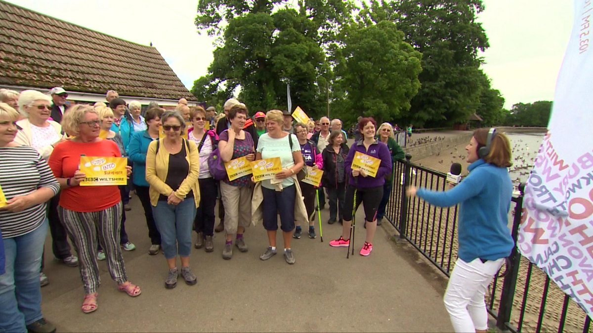 BBC Radio Wiltshire - Ali Vowles, Step Into Summer at Coate Water