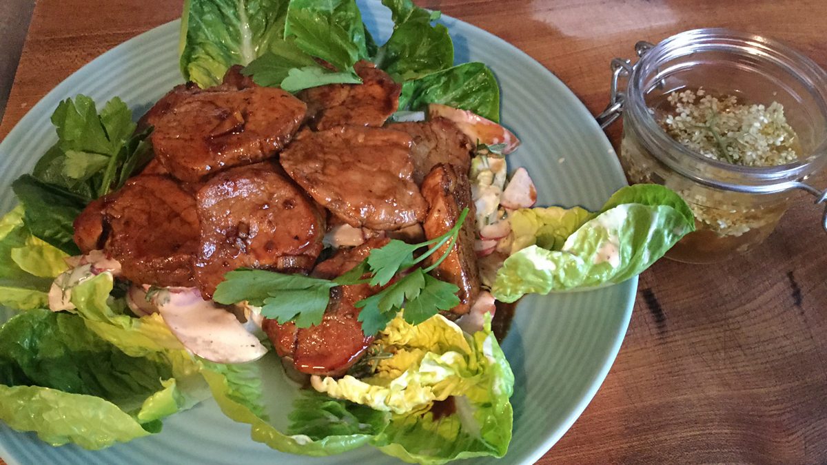 BBC Radio Ulster - Cooking with Paula McIntyre, Pork Salad