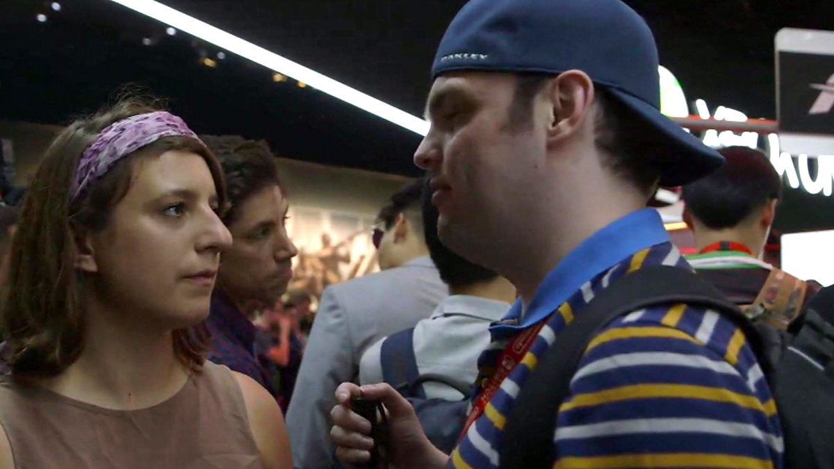 BBC News - Click, To Live and Game in LA, E3: Blind gamer takes on the ...