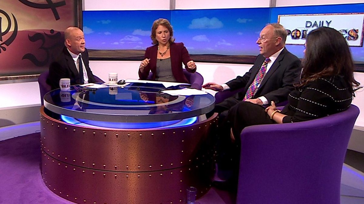 BBC Two - Daily Politics, 12/09/2017, Debating religion in politics