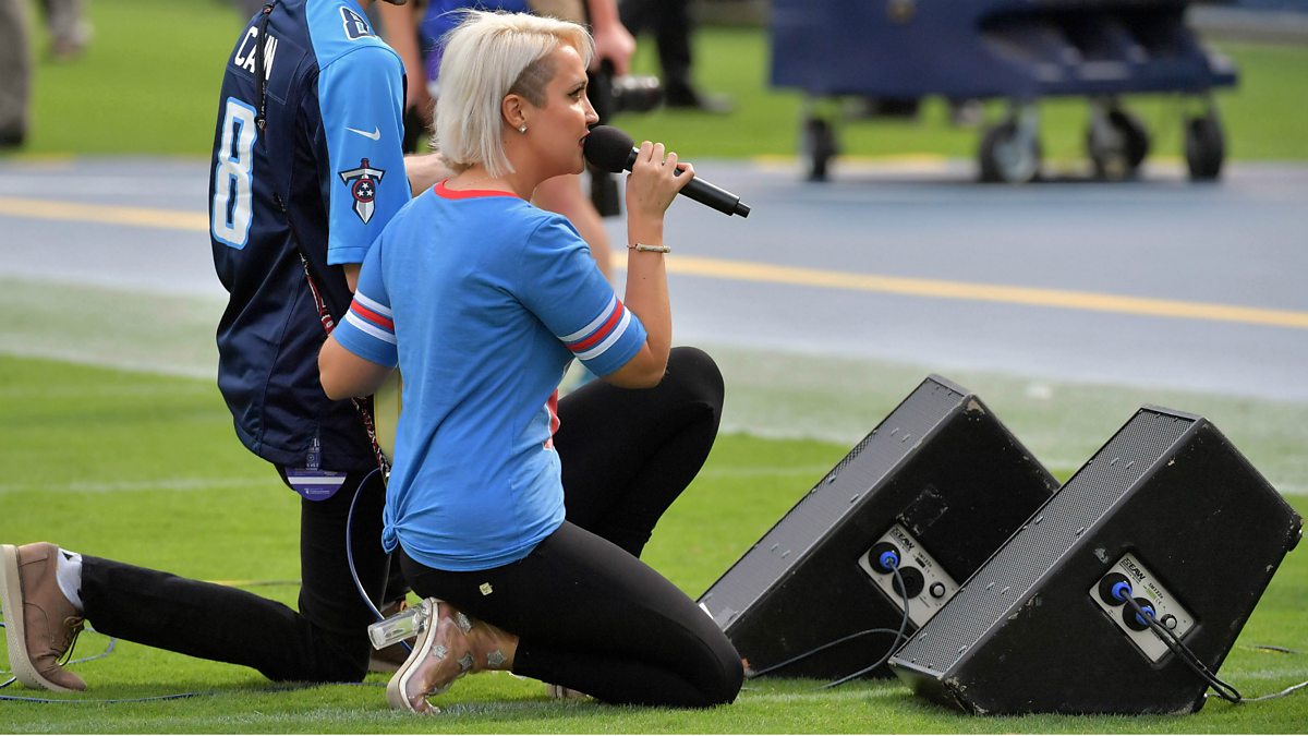 BBC World Service - BBC OS, NFL National Anthem singer: 'People wished ...