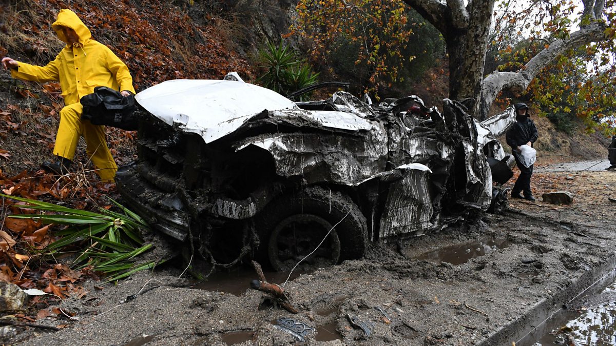 BBC World Service - Newsday, California mudslides kill 13