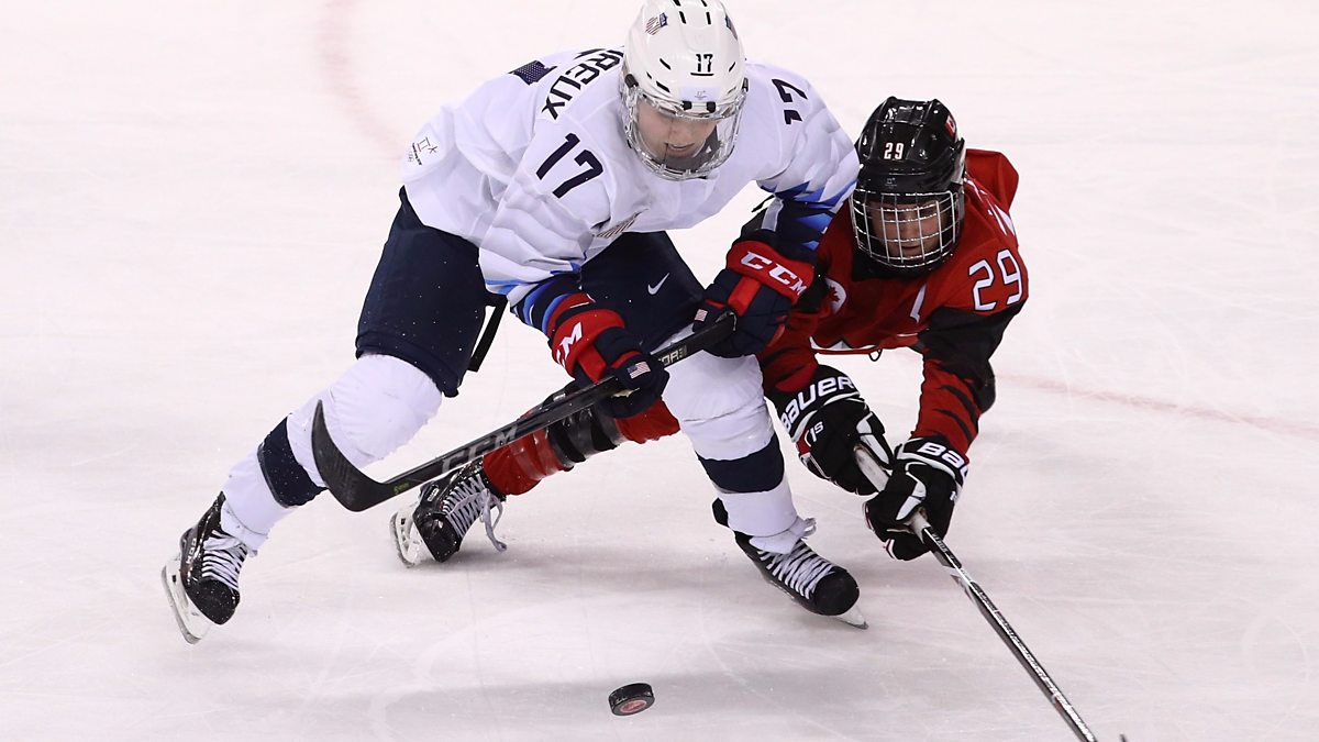 BBC Sport - Winter Sports, Highlights: Canada beat United States in ice ...