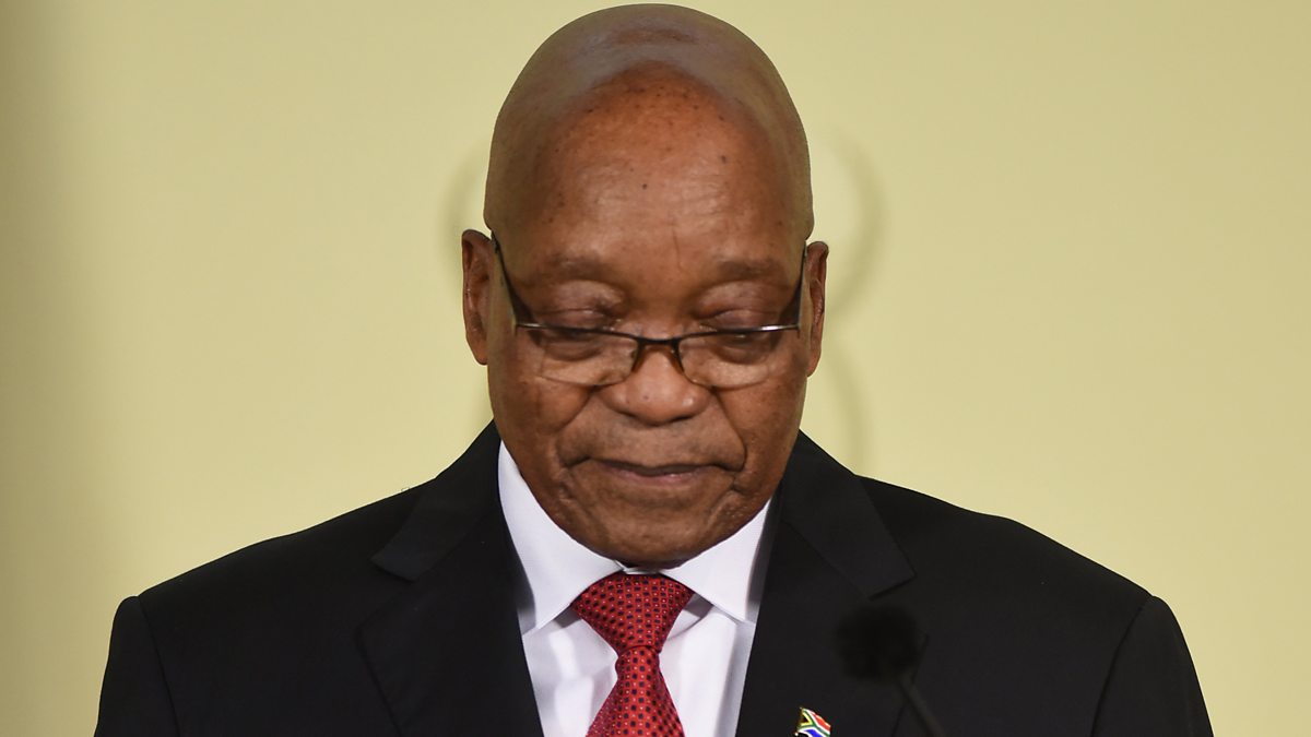 BBC Radio 4 - The World Tonight, South Africa's president Zuma resigns