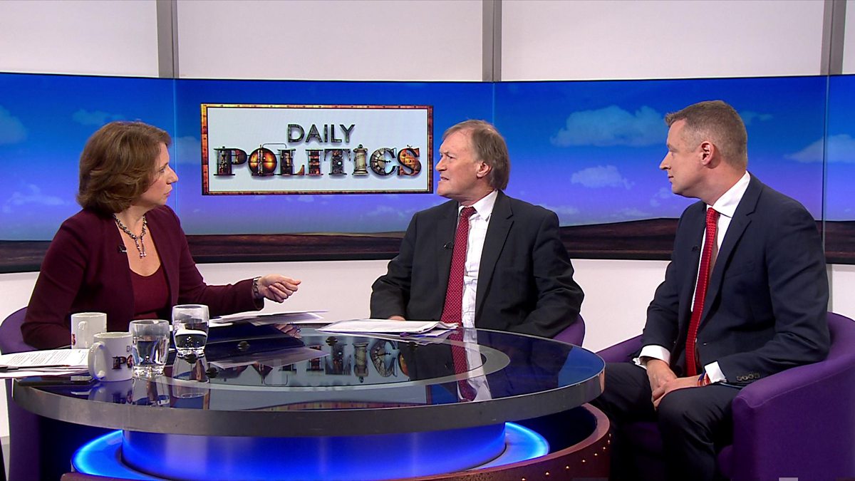 BBC Two - Daily Politics, 22/02/2018, Amess and Pollard talk dog ...