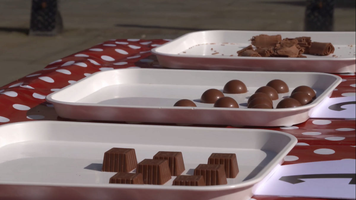 BBC One - X-Ray, Does the shape of chocolate affect the way it tastes?