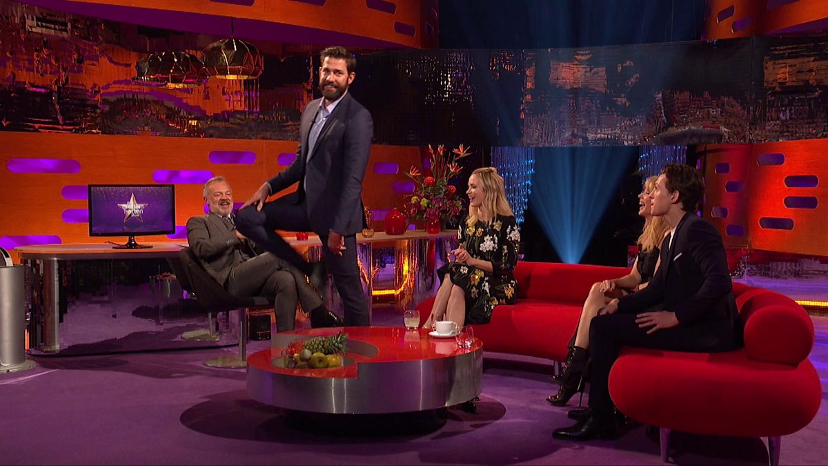 BBC One - The Graham Norton Show, John Krasinski and some audience ...