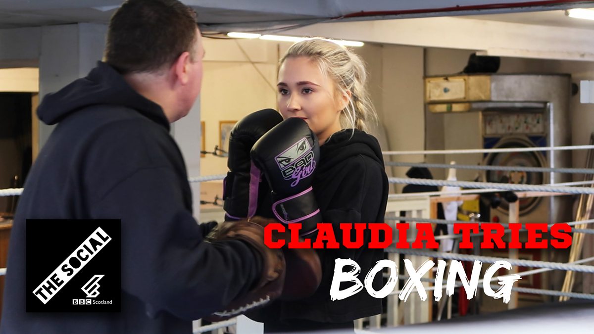 BBC - The Social, Claudia Tries... Boxing!