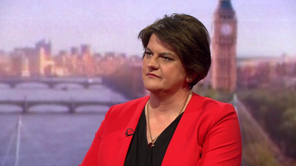 BBC One - The Andrew Marr Show, 06/05/2018, Arlene Foster: Customs ...