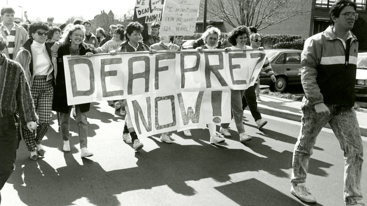BBC World Service - Witness History, Deaf University Protest