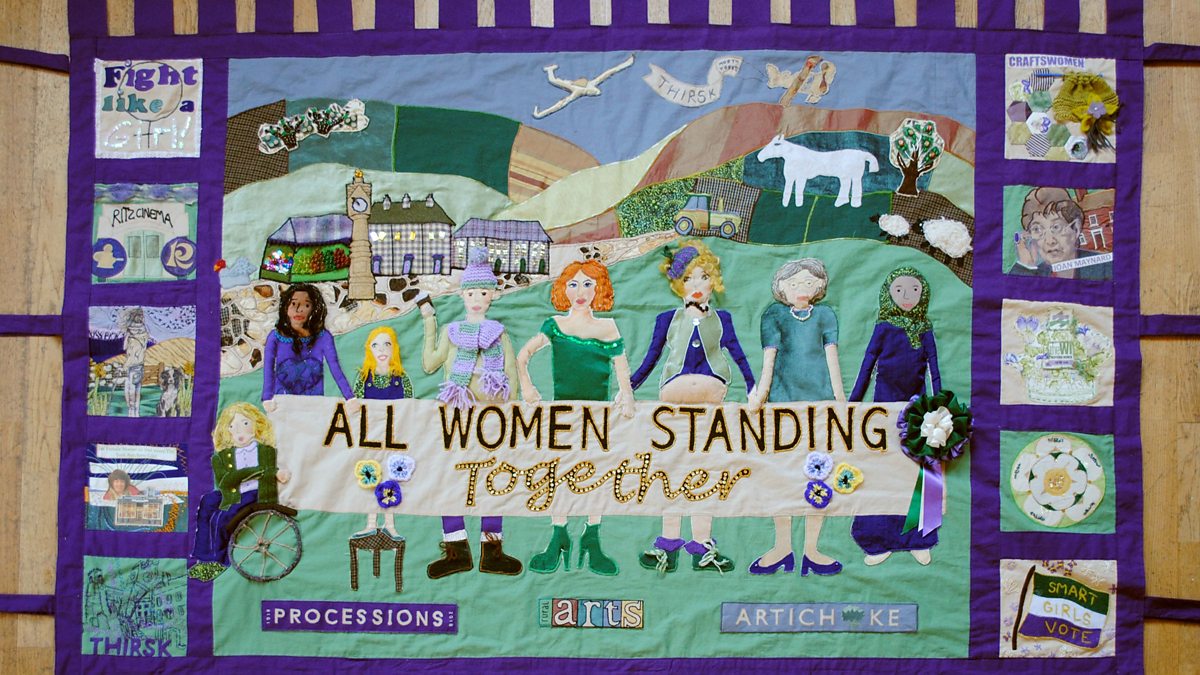 BBC - Processions: Women across Britain raise banners for suffrage