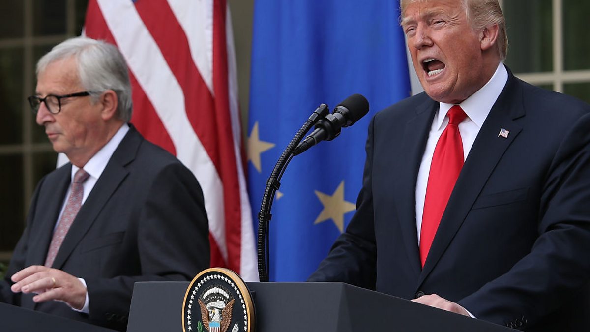 BBC World Service - Business Matters, Trump and Juncker Talk Trade