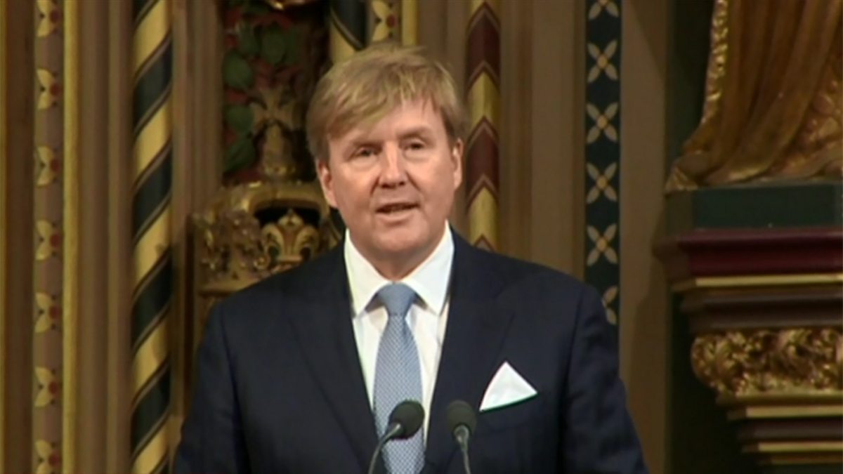 BBC Parliament - Royal Address - King Willem-Alexander