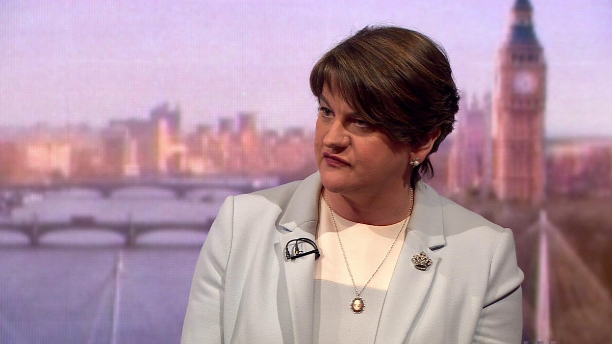 BBC One - The Andrew Marr Show, 25/11/2018, Arlene Foster: DUP ...