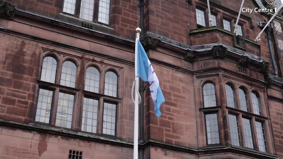 BBC CWR - Vic Minett, 07/12/2018, Flag for Coventry