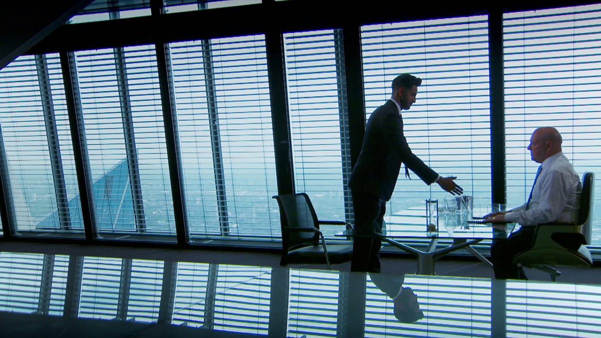 BBC One - The Apprentice, Series 14, Interviews, The non-handshake