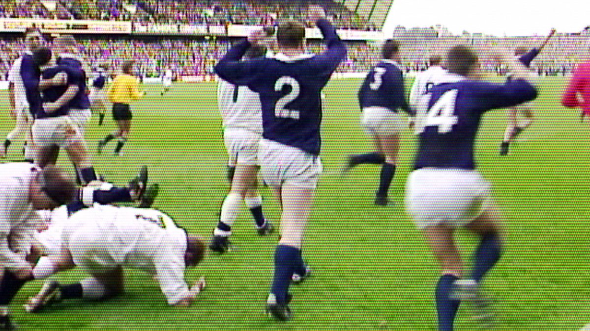 BBC Scotland - Rewind, 1990s, 1990, Scotland claim a famous victory ...