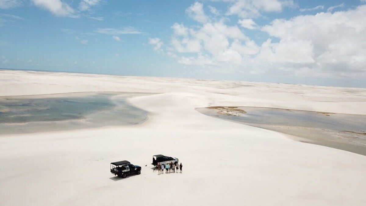 BBC One - Earth from Space - Sand dune lagoons