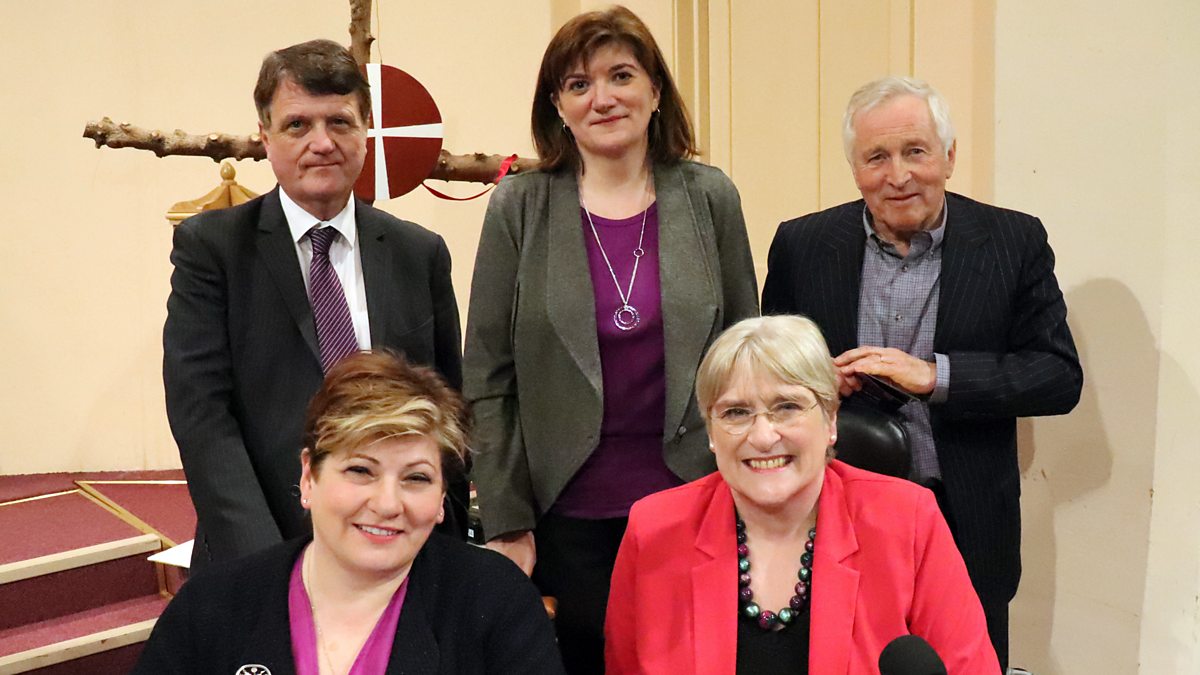 BBC Radio 4 - Any Questions?, Gerard Batten MEP, Baroness Sal Brinton ...