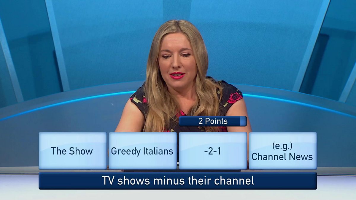 BBC Two - Only Connect, Series 14, The Final, Did any of you ever see 3 ...