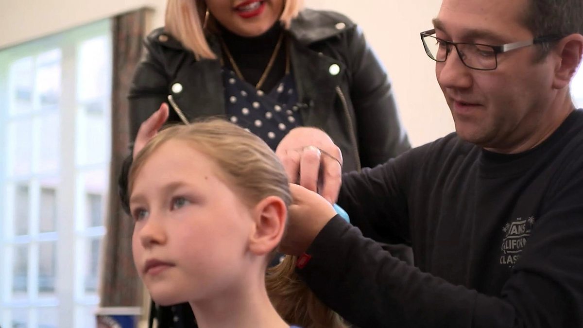 BBC Scotland - The Nine, 14/05/2019, Hairdressing lessons for dads