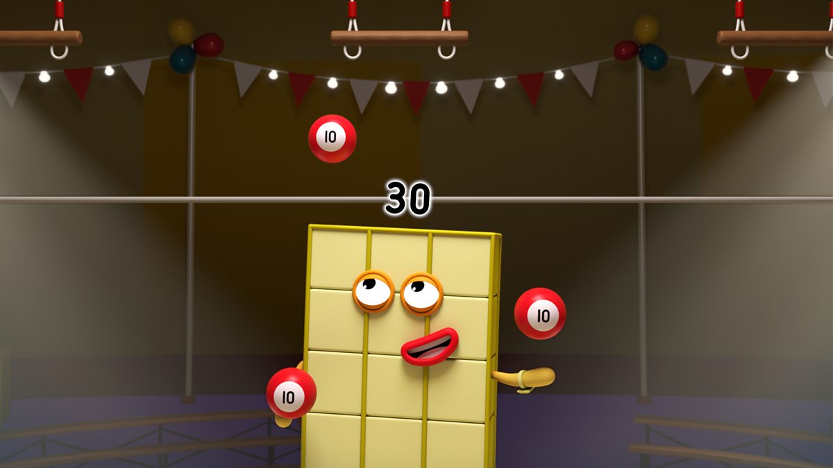 BBC iPlayer - Numberblocks - Series 4: 23. Thirtys Big Top
