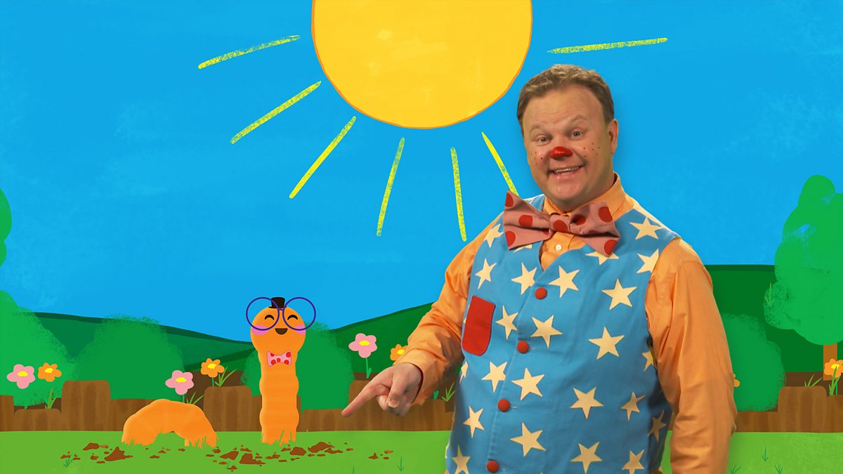 Mr Tumble - Songs: Theres A Worm At The Bottom Of The Garden - BBC iPlayer