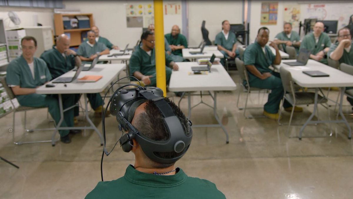 BBC Two - The Americas with Simon Reeve, Virtual Reality in Prison